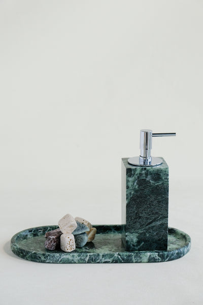 Verde Alpi Soap Dispenser | Bath Accessories – marblefordecor